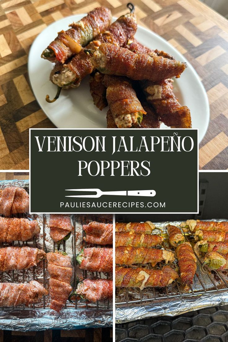 Venison Jalapeño Poppers with Smoky Bacon Flavor - Recipe Food Blogger ...